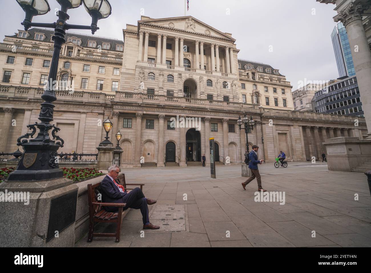 London, UK. 1 November 2024 A view of the Bank of England in ...