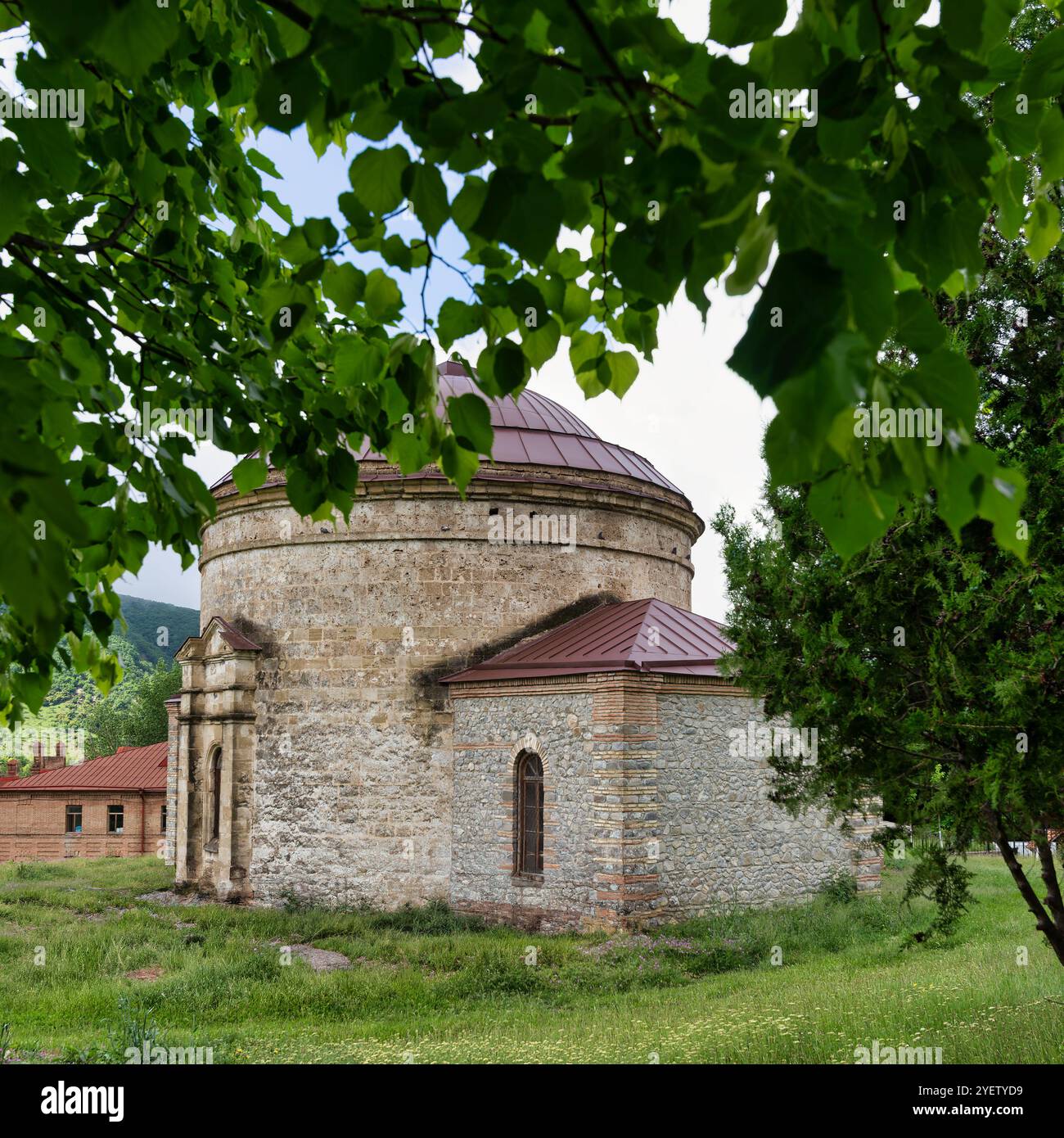 The Round Temple, also known as Three Saints Church, situated amidst ...