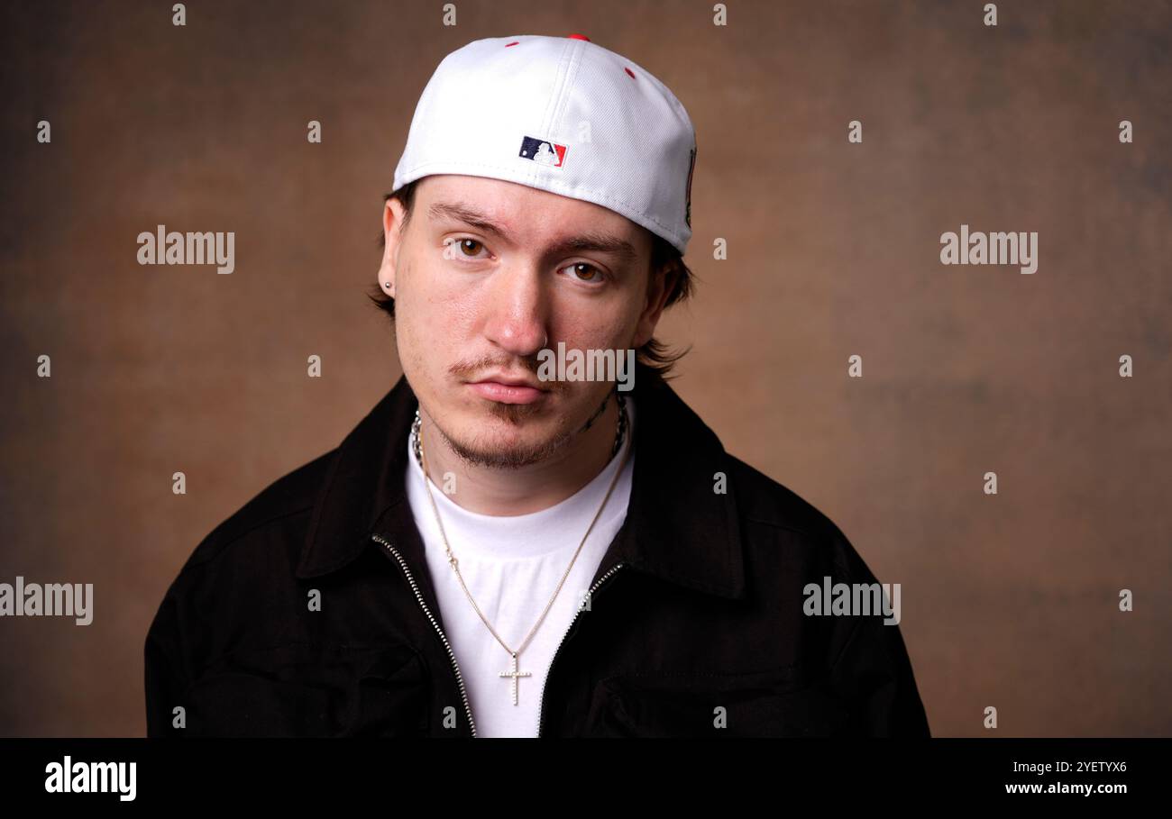 Singer/songwriter Tommy Richman poses for a portrait, Tuesday, Oct. 15 ...