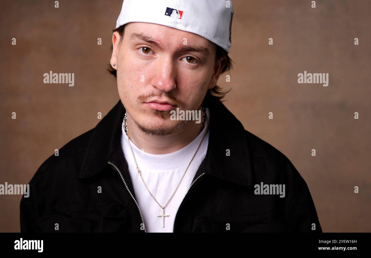 Singer/songwriter Tommy Richman poses for a portrait, Tuesday, Oct. 15 ...