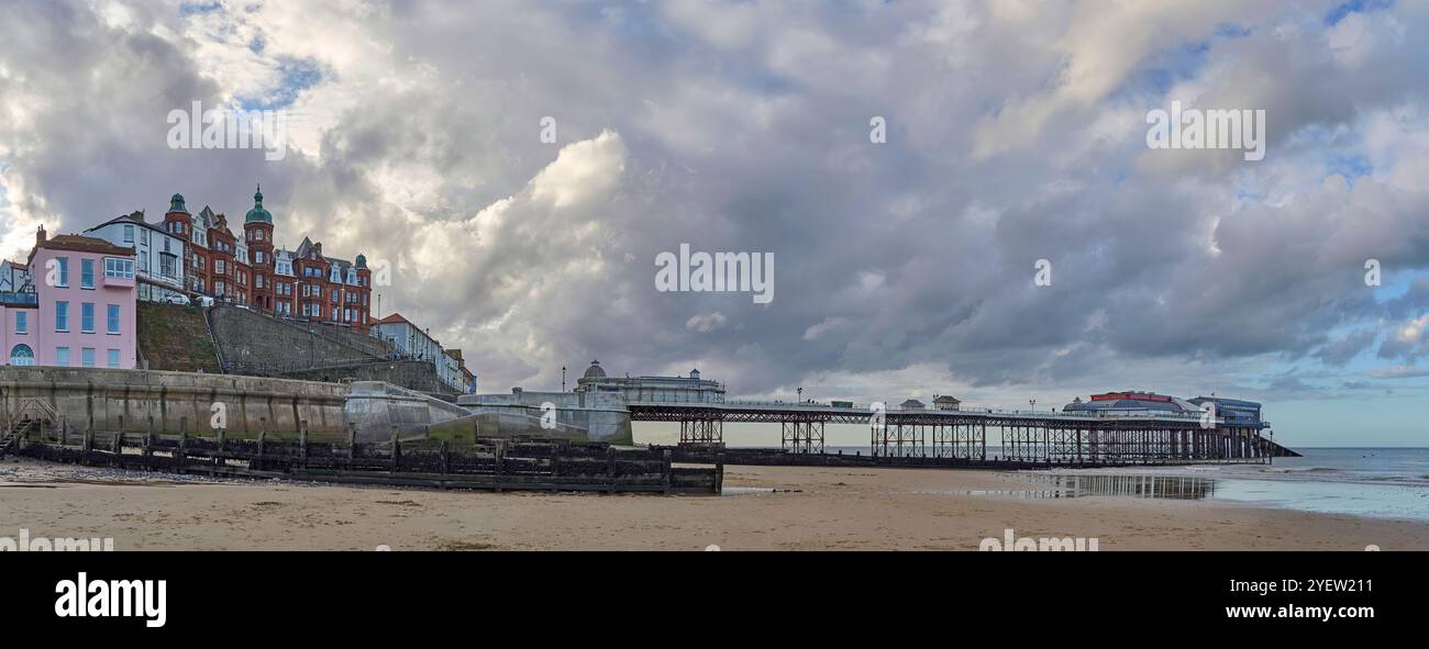 Cromer pier Victorian seaside town on the North Norfolk coast Stock ...
