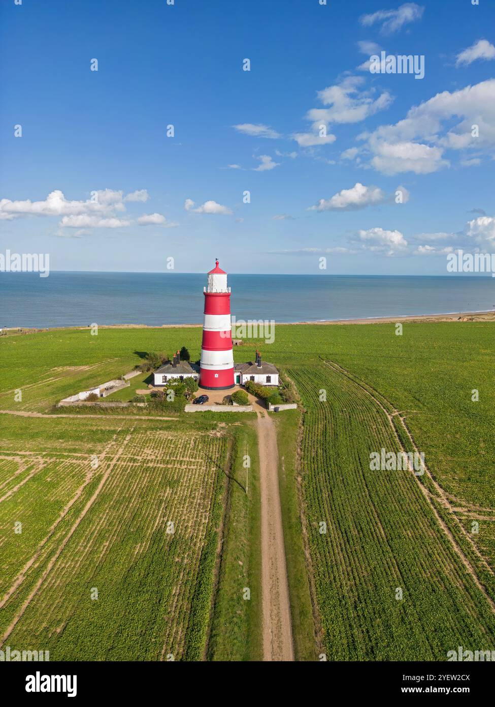 Happisburgh lighthouse North Norfolk coastline suffering badly from ...
