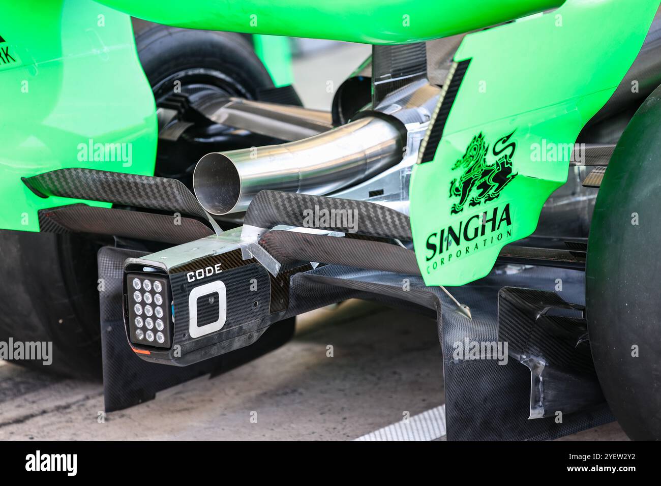 Sao Paulo, 01/11/2024, Stake F1 Team Kick Sauber C44, mechanical detail rear wing beam wing ...