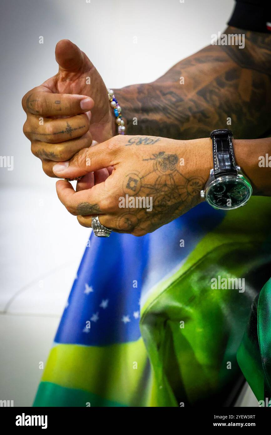 Lewis hamilton interlagos f1 2024 grid hi-res stock photography and ...