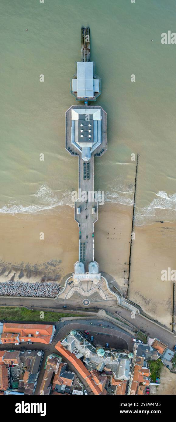 Cromer pier Victorian seaside town on the North Norfolk coast Stock ...