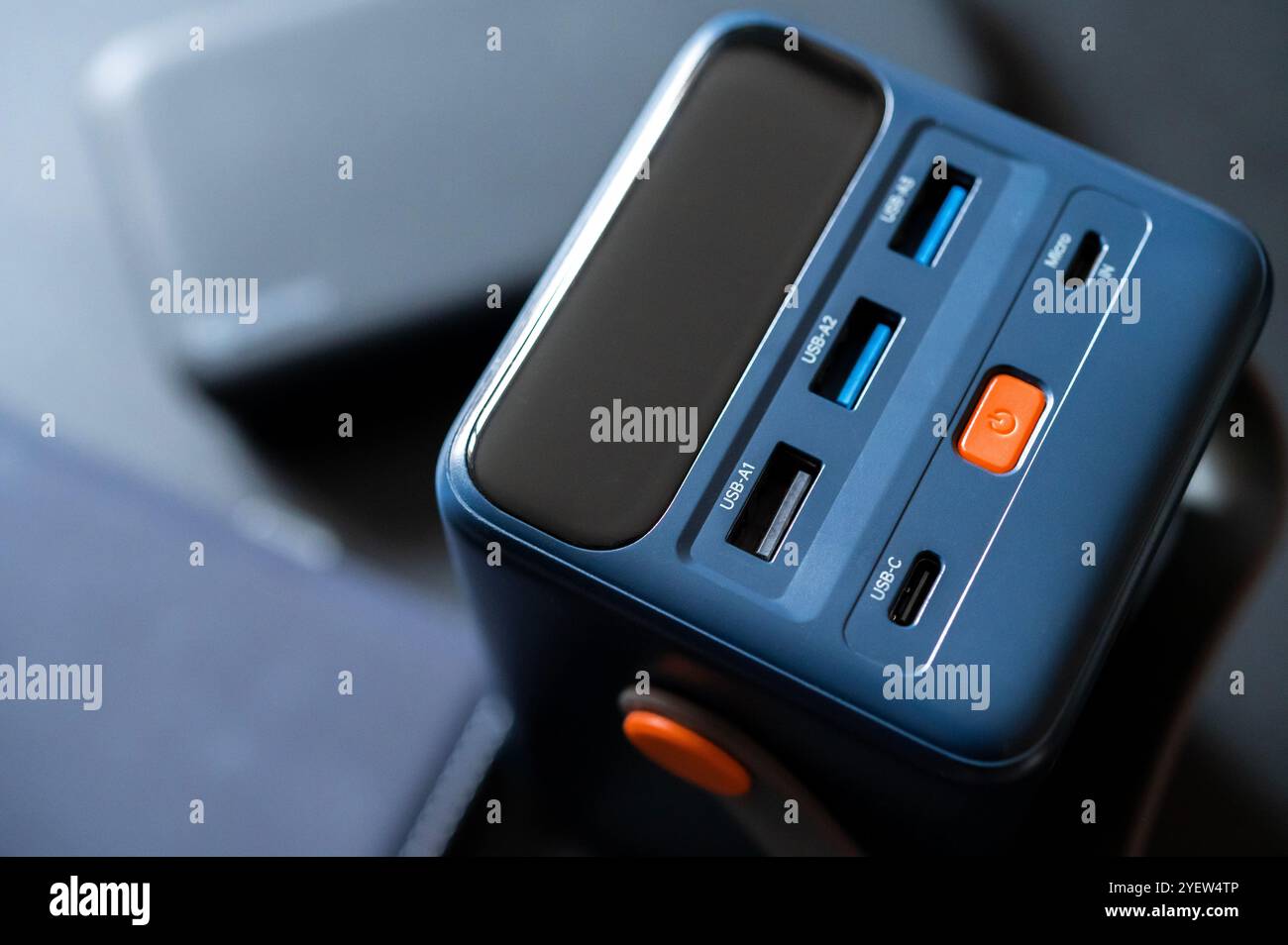 Additional self-contained external battery for charging mobile and ...