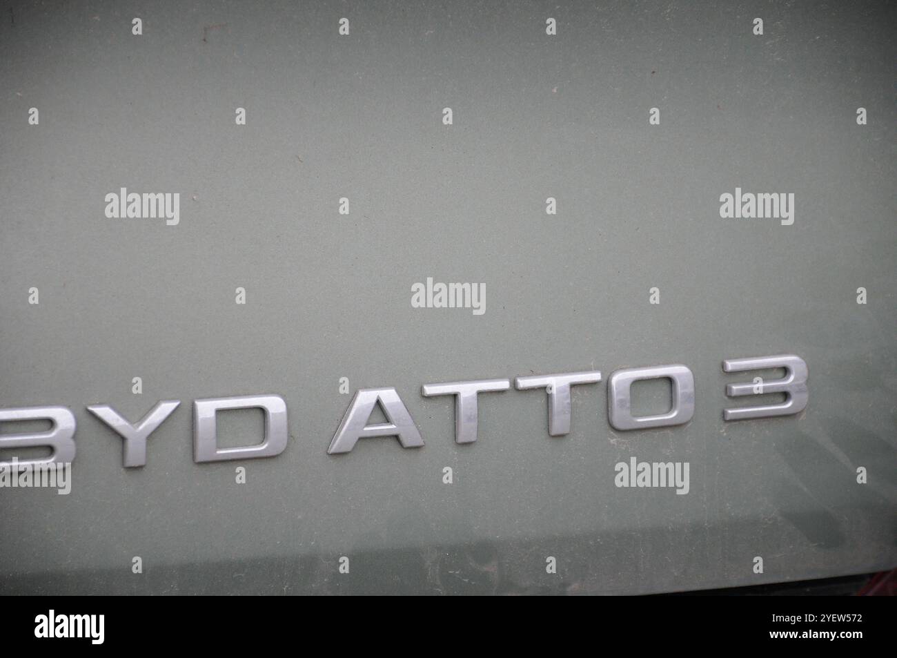 Copenhagen/ DenmarK/01 November 2024/ Chinese BYD auto model atto 3 and ...