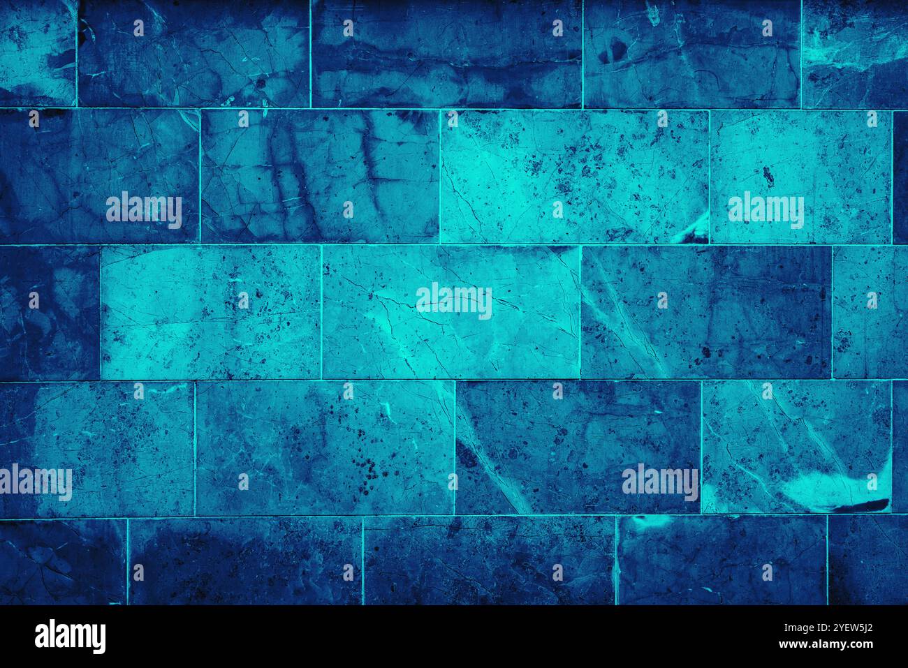 Blue bricks wall texture background. Architecture details with ...