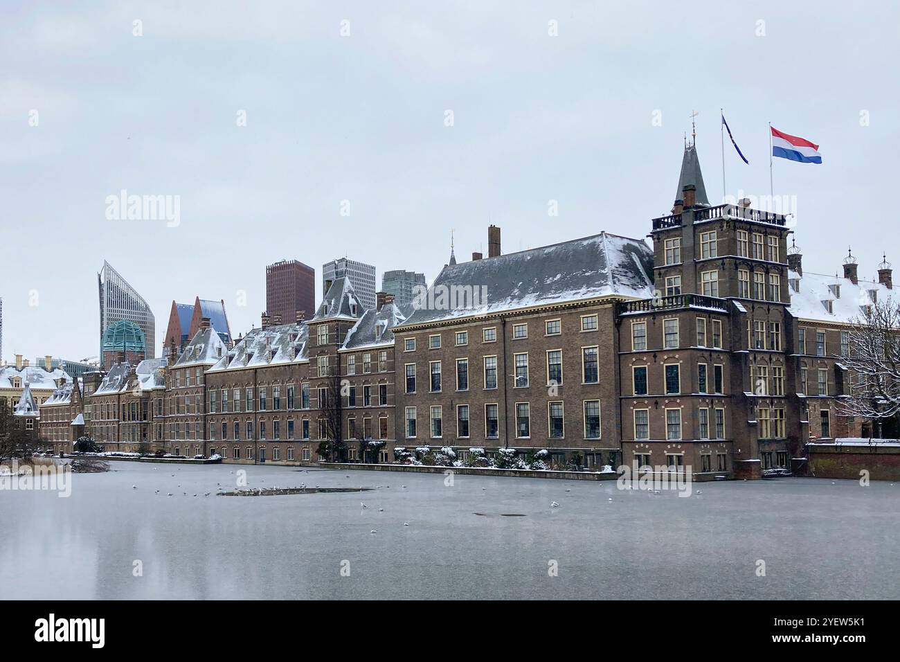 FILE - The Dutch parliament buildings in The Hague, Netherlands, Feb. 9 ...