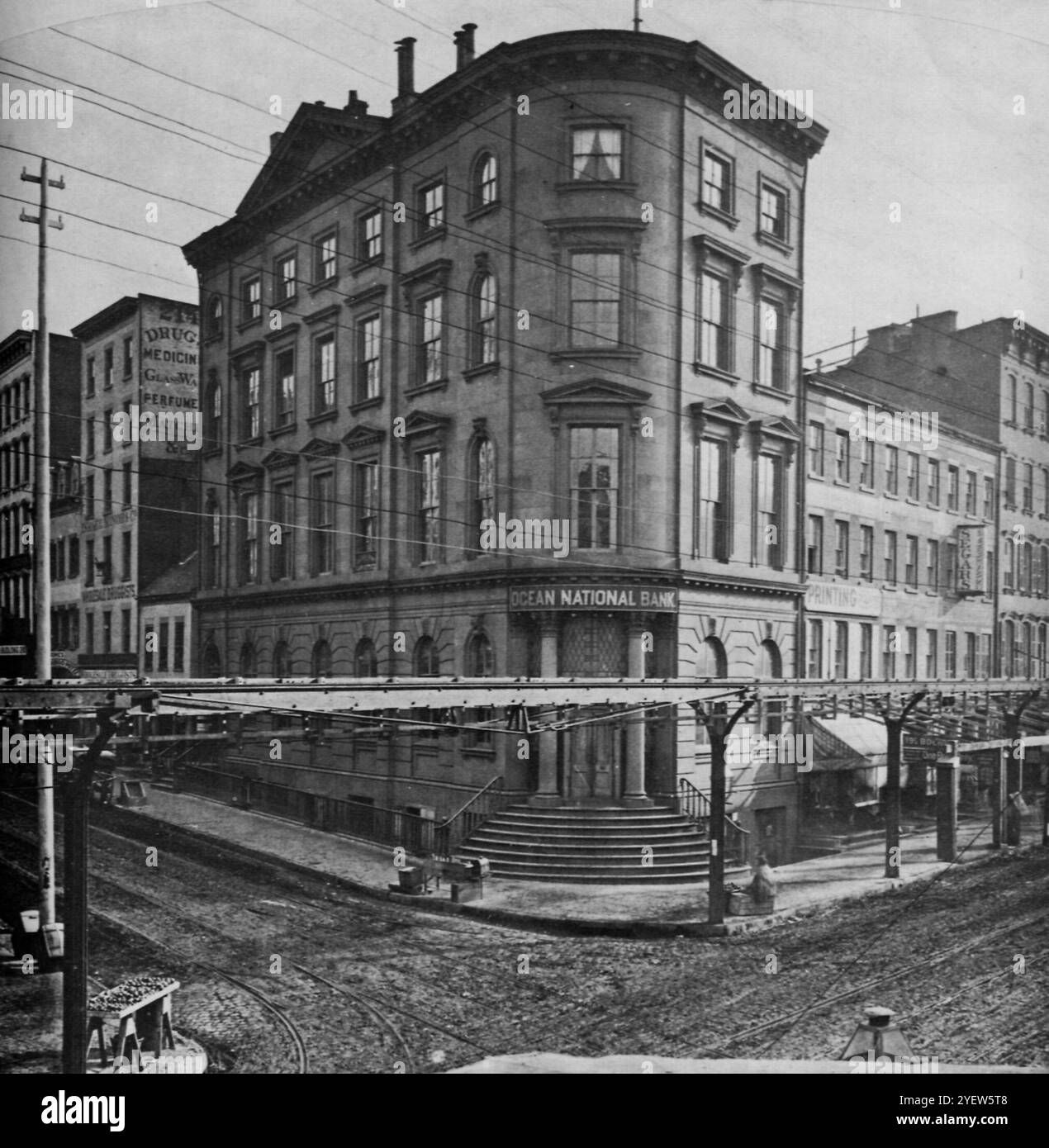 The Ocean National Bank, once located at the Southeast corner of ...