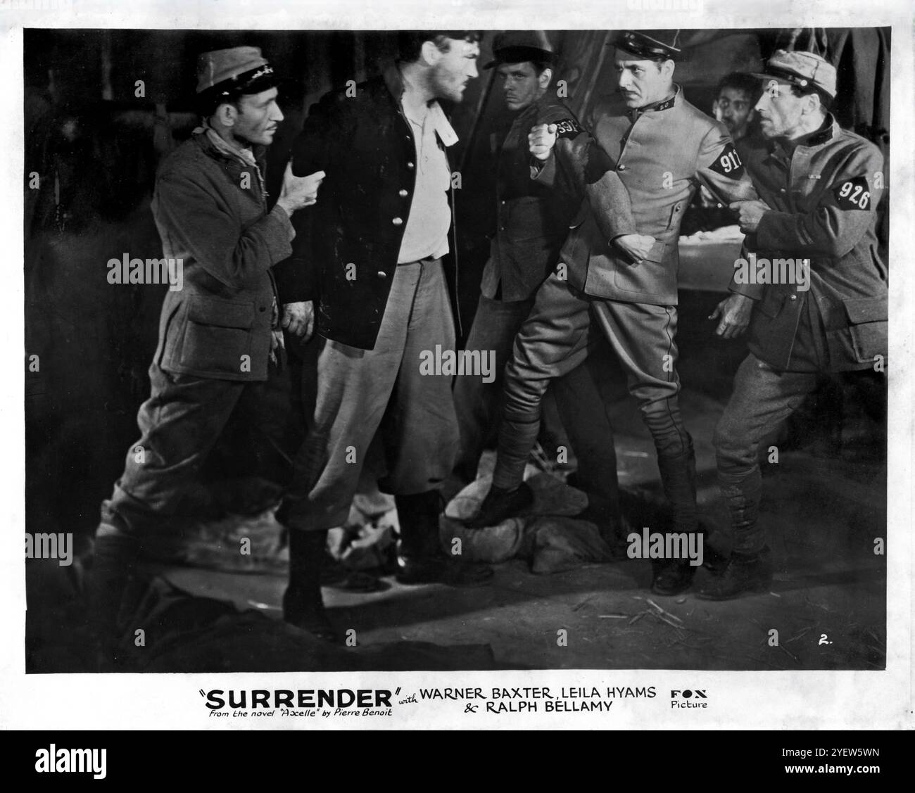 WILLIAM PAWLEY HOWARD PHILLIPS and WARNER BAXTER in SURRENDER 1931 director WILLIAM K. HOWARD ...