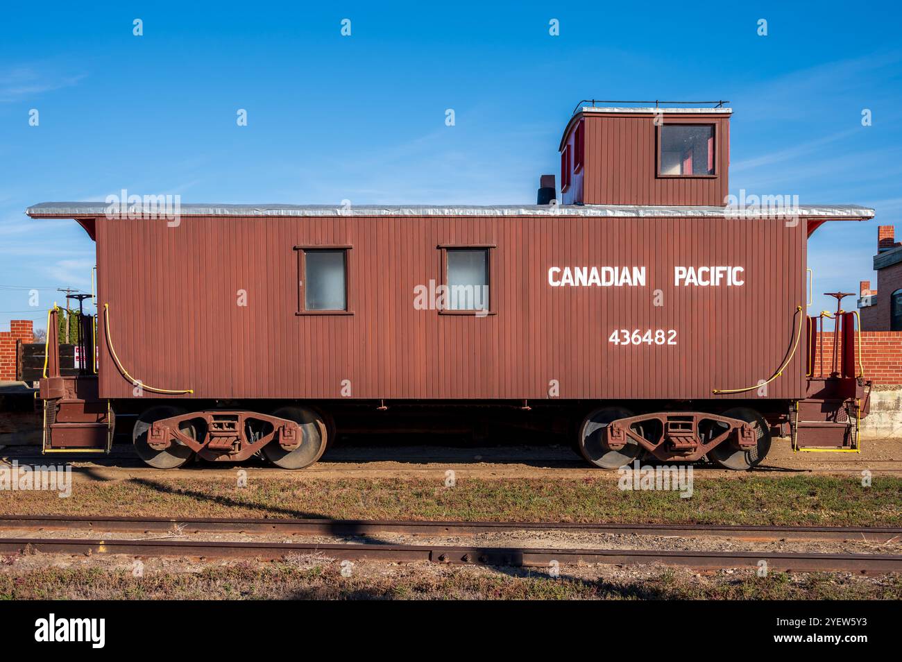Medicine Hat, Alberta - October 12, 2024: Canadian Pacific rail car at ...