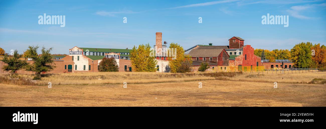 Medicine Hat, Alberta - October 12, 2024: The historic Medalta ...