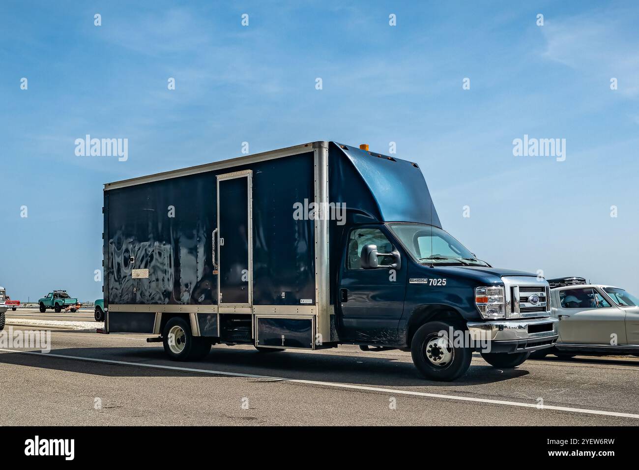 Gulfport, MS - October 04, 2023: Wide angle front corner view of a 2014 ...