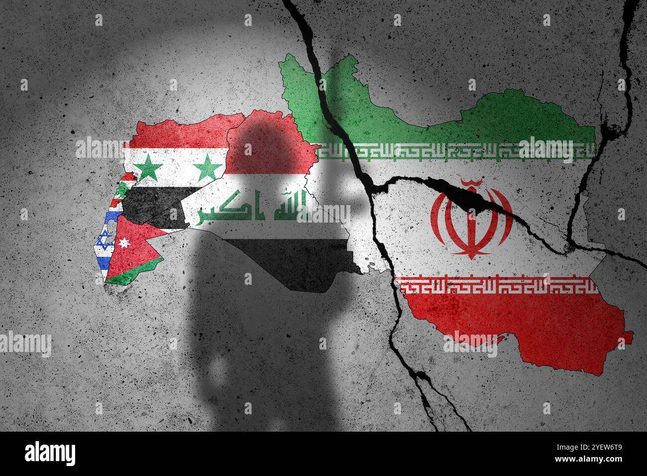 Flags jordan iran on hi-res stock photography and images - Alamy