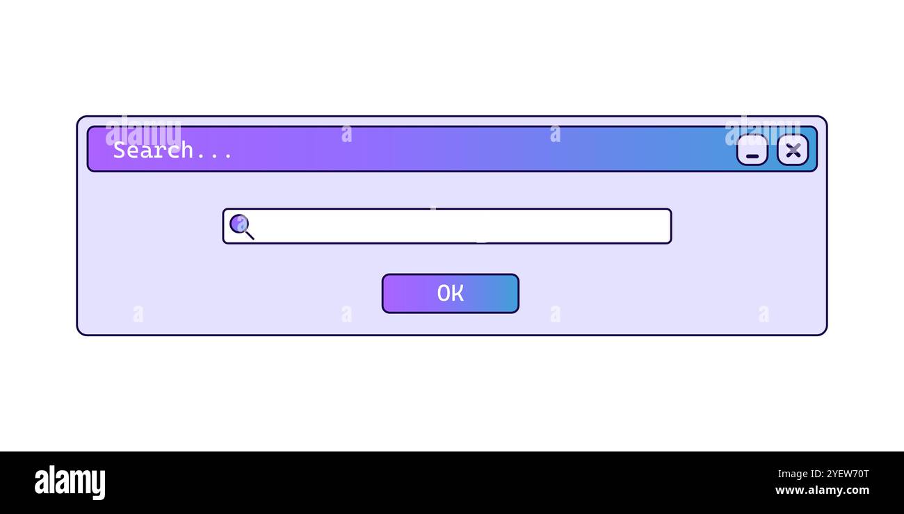 Searching window Stock Vector Images - Alamy