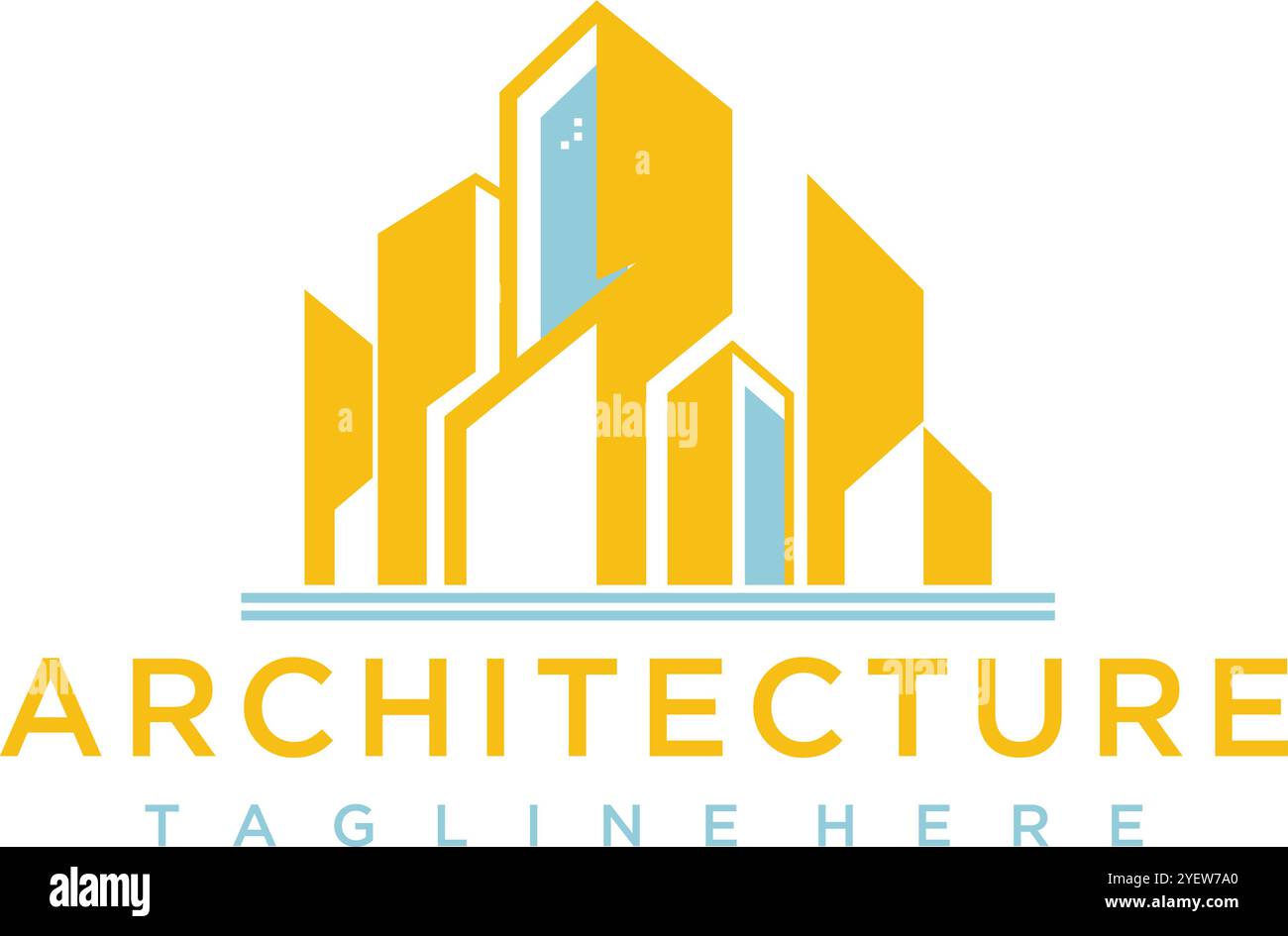 real state building logo in vector format fully editable Stock Vector ...