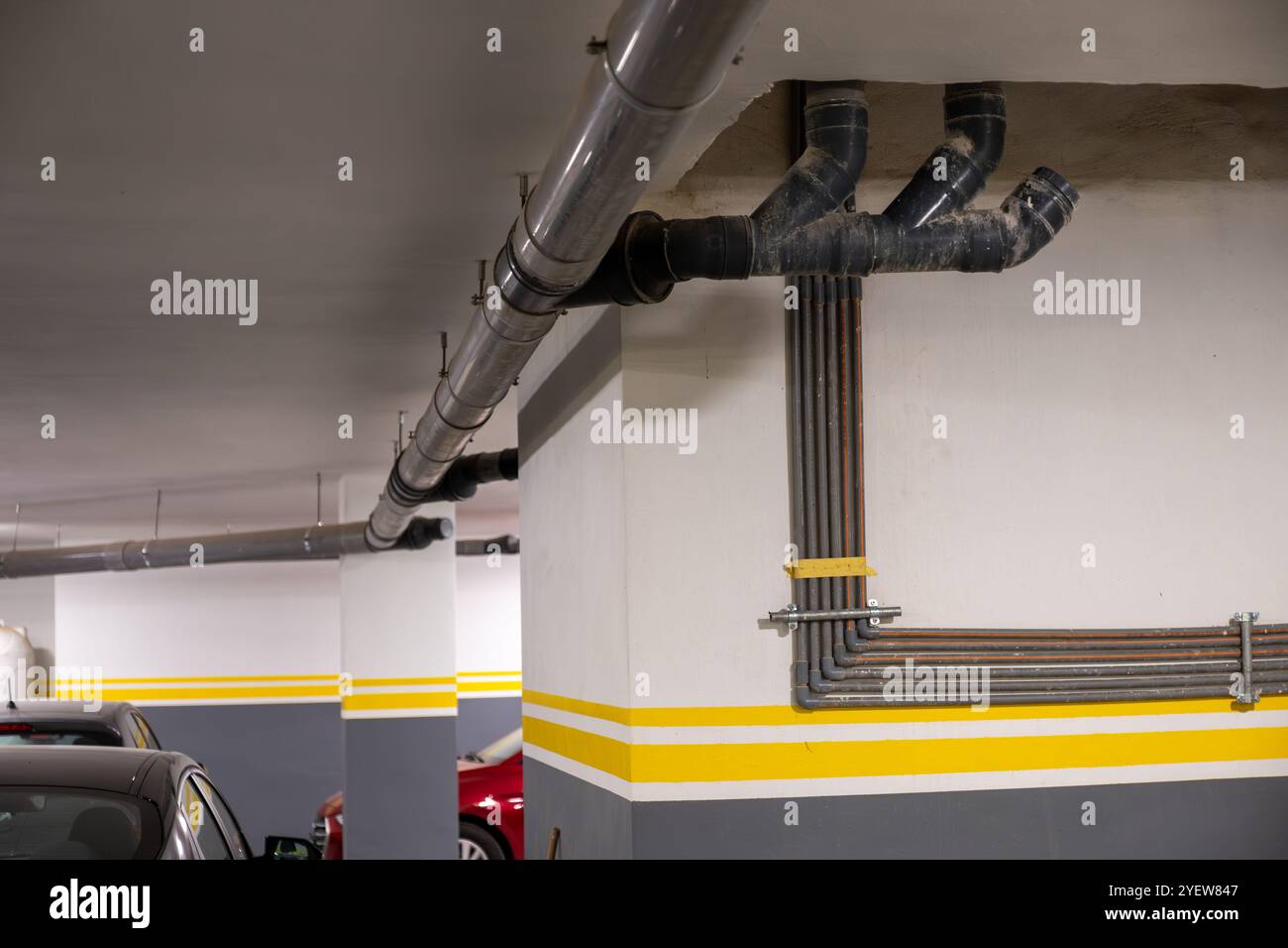 Modern parking garage ceiling hi-res stock photography and images - Alamy
