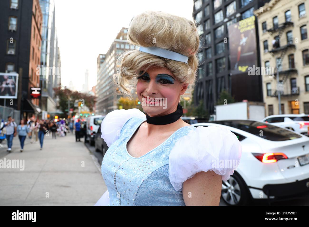 William from wayne new jersey is dressed as cinderella hi-res stock ...