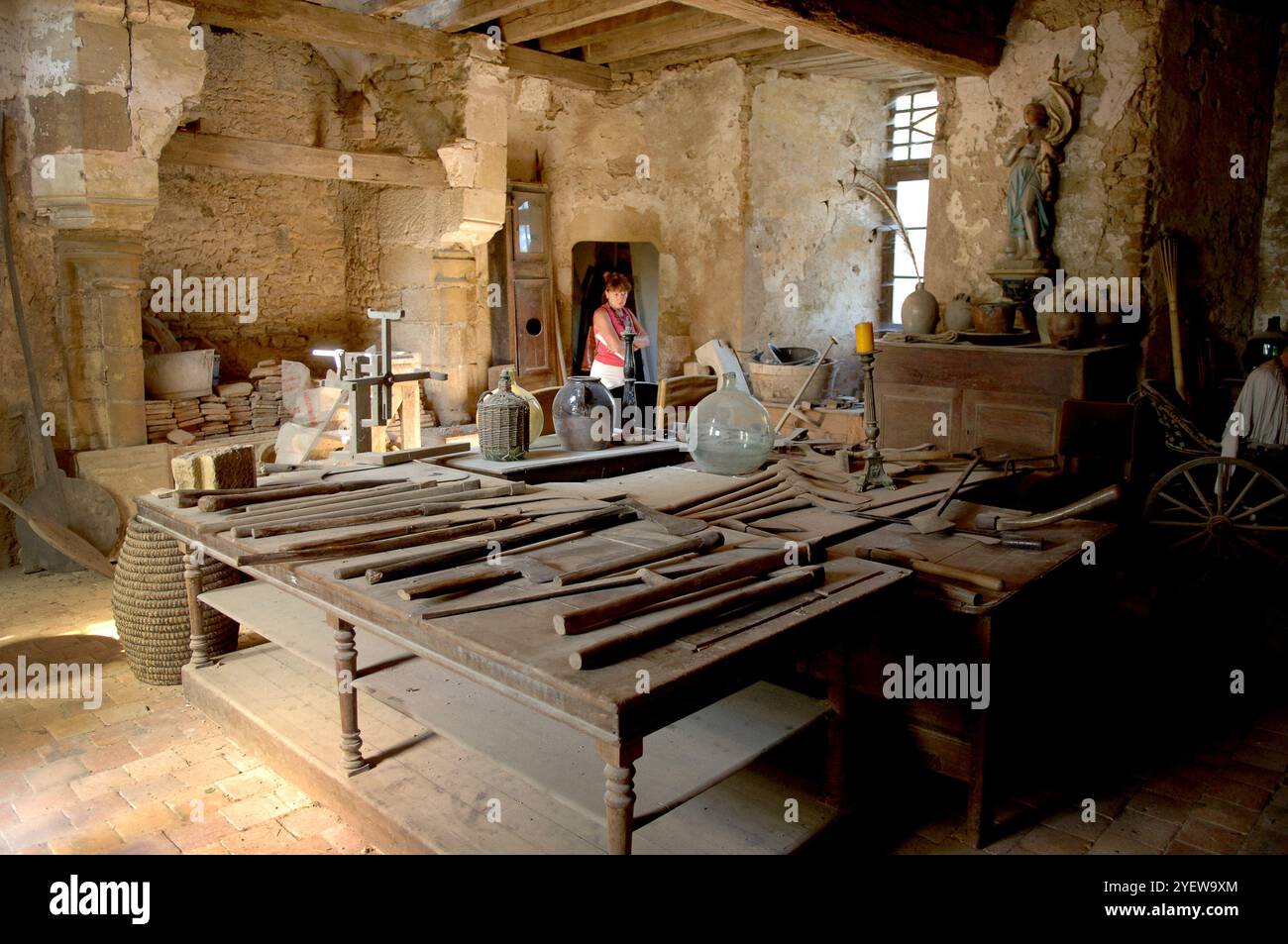 The Château de Sarzay is a 14th-century castle Stock Photo - Alamy
