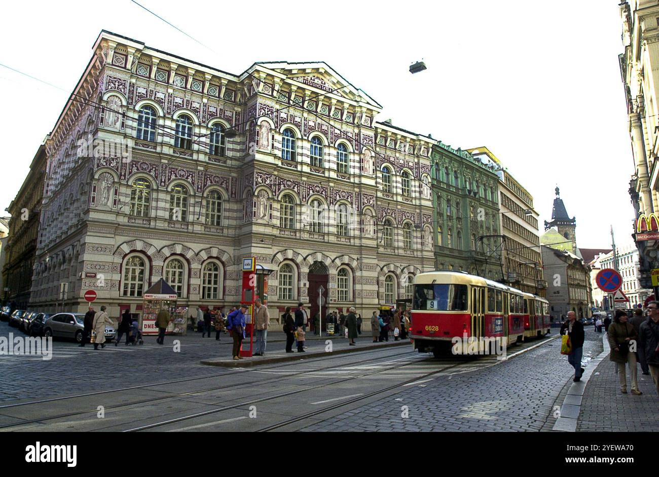 Trams streets prague czech hi-res stock photography and images - Alamy