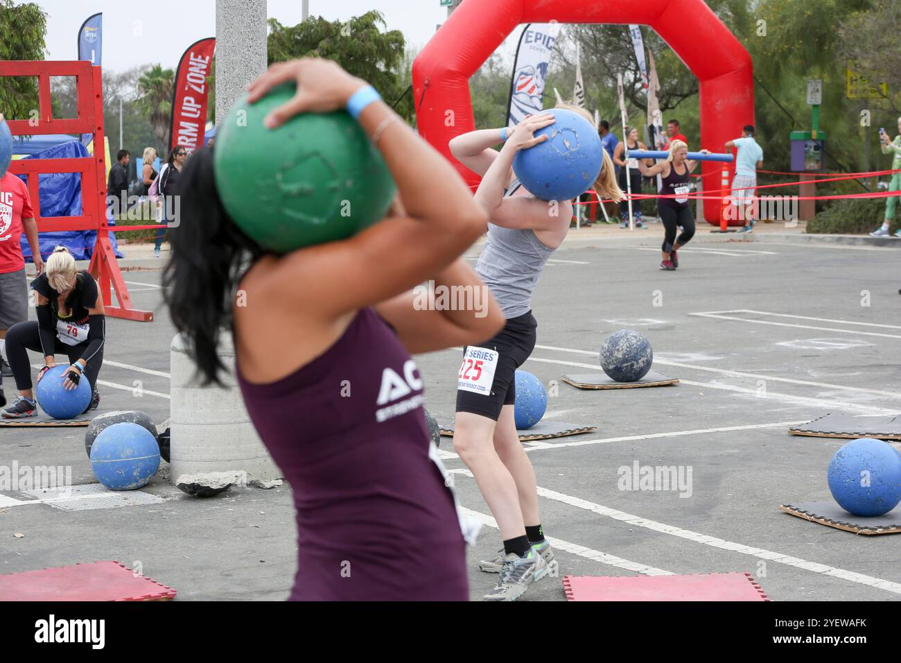 Huntington Beach, California, United States - 08-12-2017: A view of ...