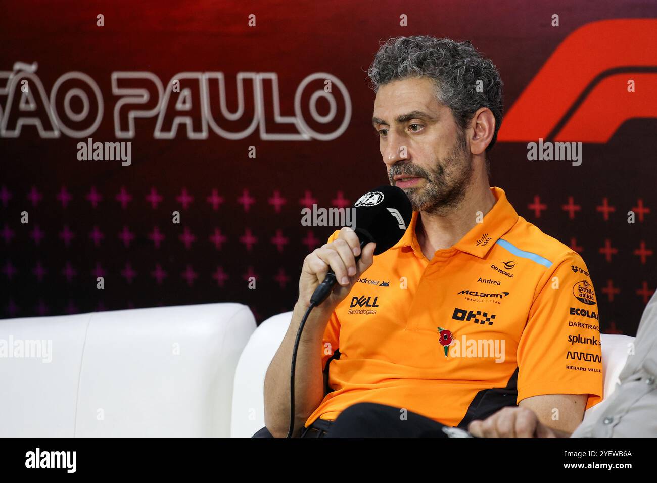 STELLA Andrea (ita), Team Principal of McLaren F1 Team, portrait press ...