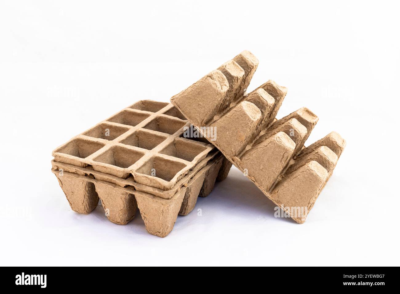 Biodegradable Seedling Tray Paper Pulp Peat Pot with Individual Cells ...