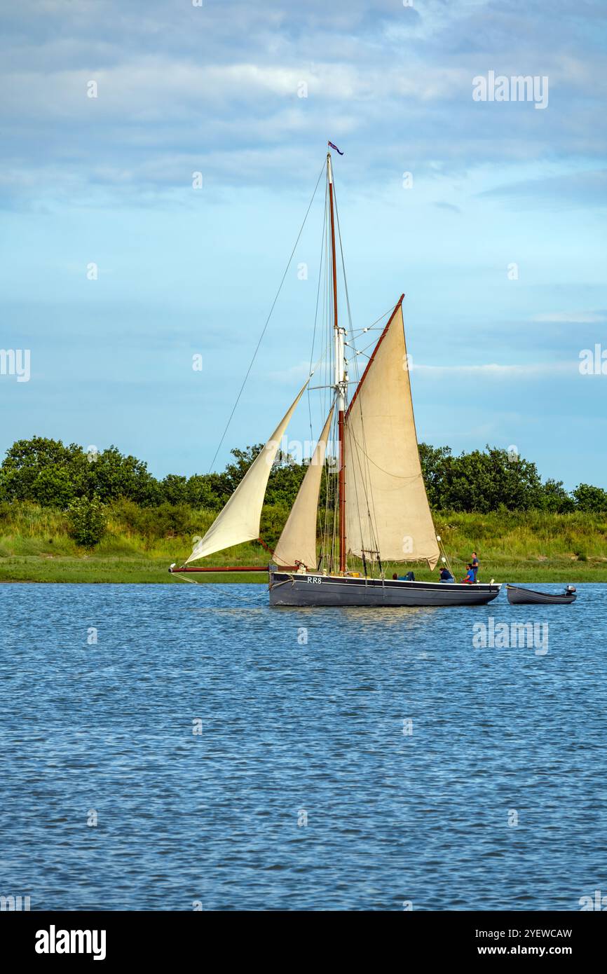 Pleasure boat sails on river hi-res stock photography and images - Alamy