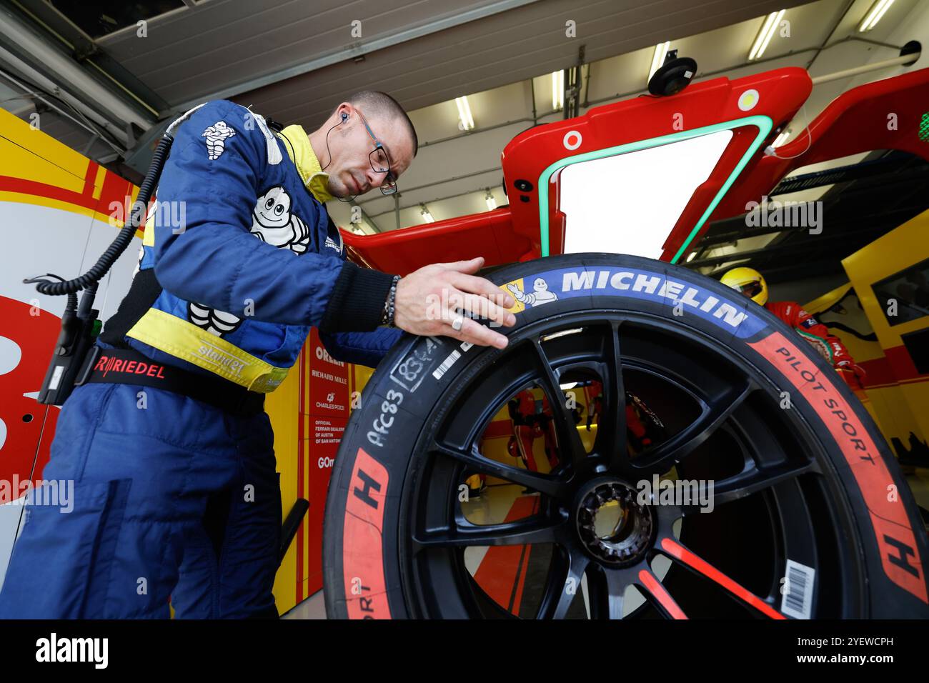 michelin engineer, portrait, Team AF Corse, Ferrari 499P #83, Hypercar ...