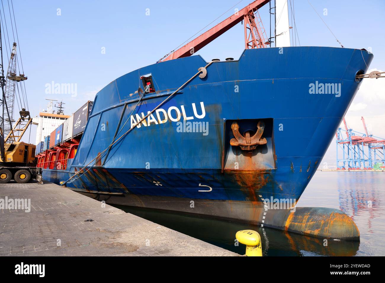 A humanitarian ship, organised by nine Turkish NGOs under the direction ...