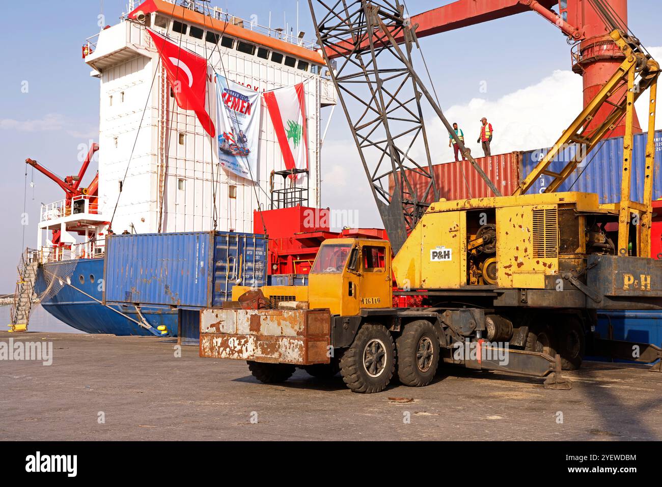 A humanitarian ship, organised by nine Turkish NGOs under the direction ...