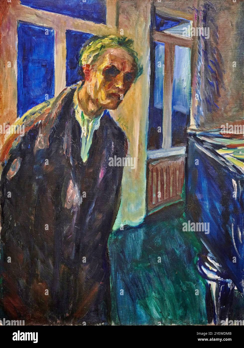 Il viandante notturno (The night wanderer ) - olio su tela - Edward Munch - 1923/1924 - Oslo ...