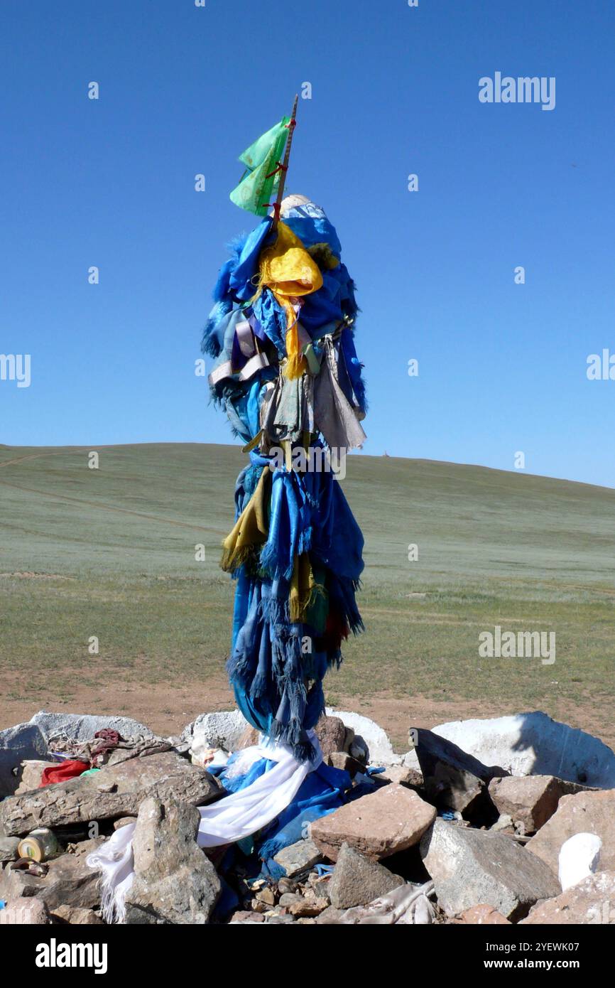 Buddhist Temple. Elsen. Mongolia Stock Photo - Alamy