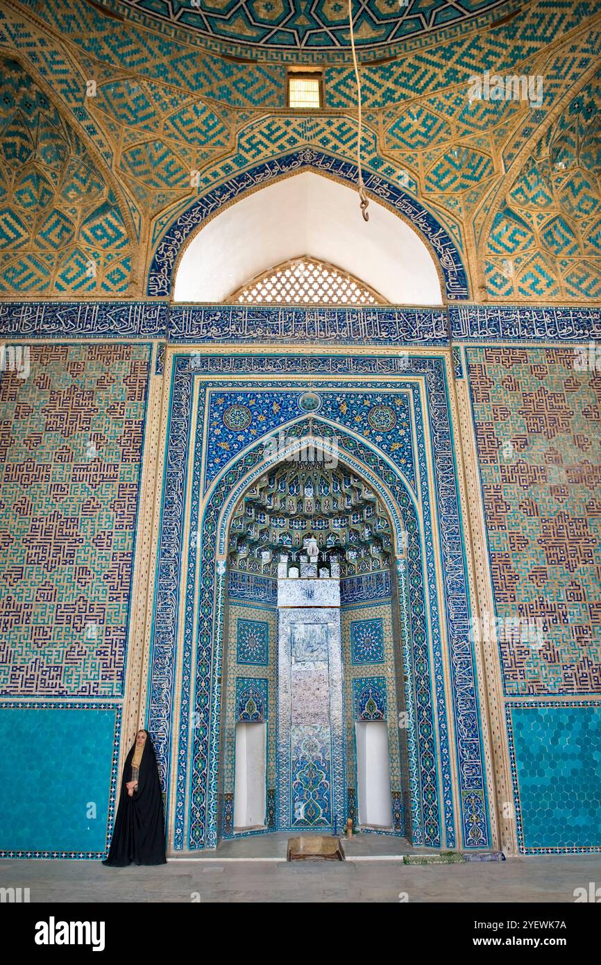 Iran. Yazd. Friday Mosque Stock Photo - Alamy
