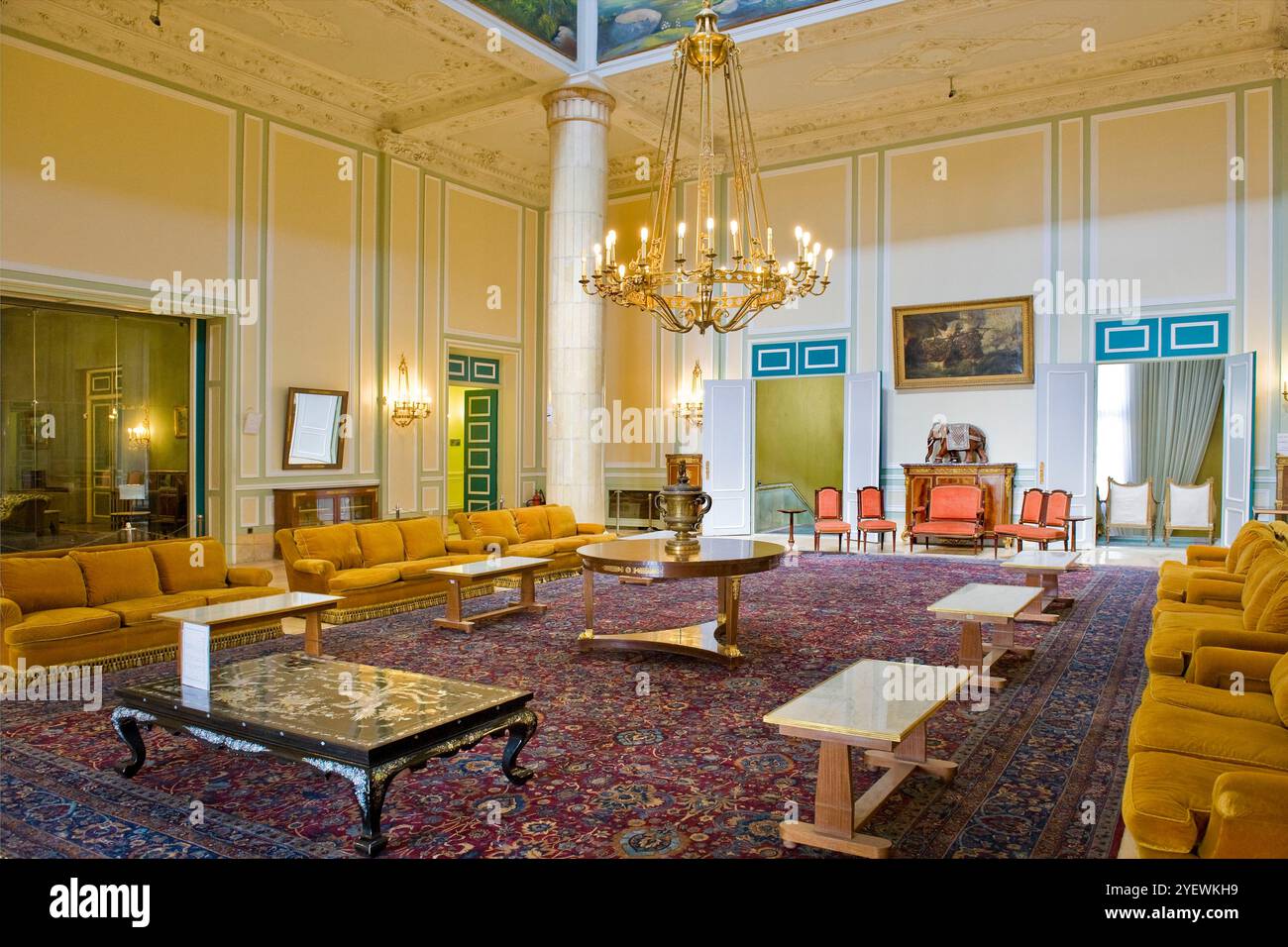Iran. Tehran. Saad Abad Palace Complex. Mellat Palace Stock Photo - Alamy