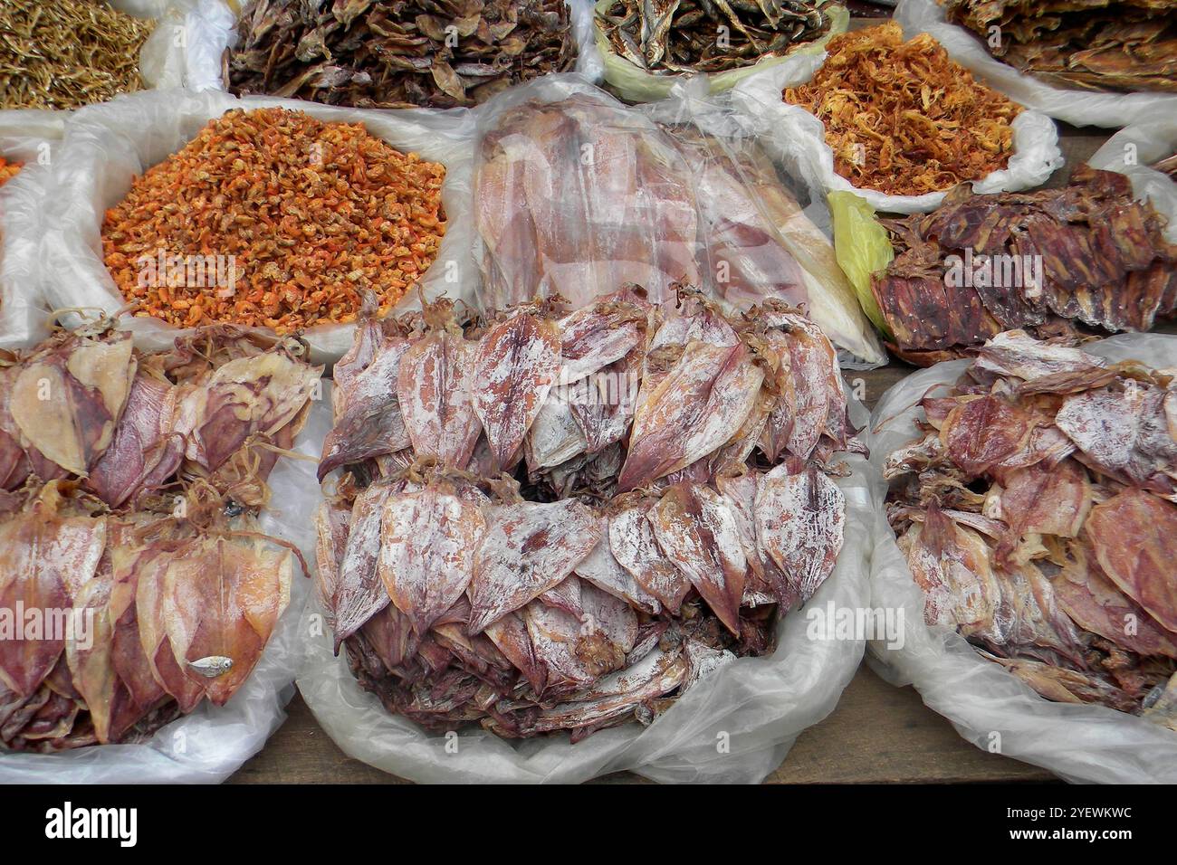Dry Fish. Local Market. Luang Prabang. Laos Stock Photo - Alamy