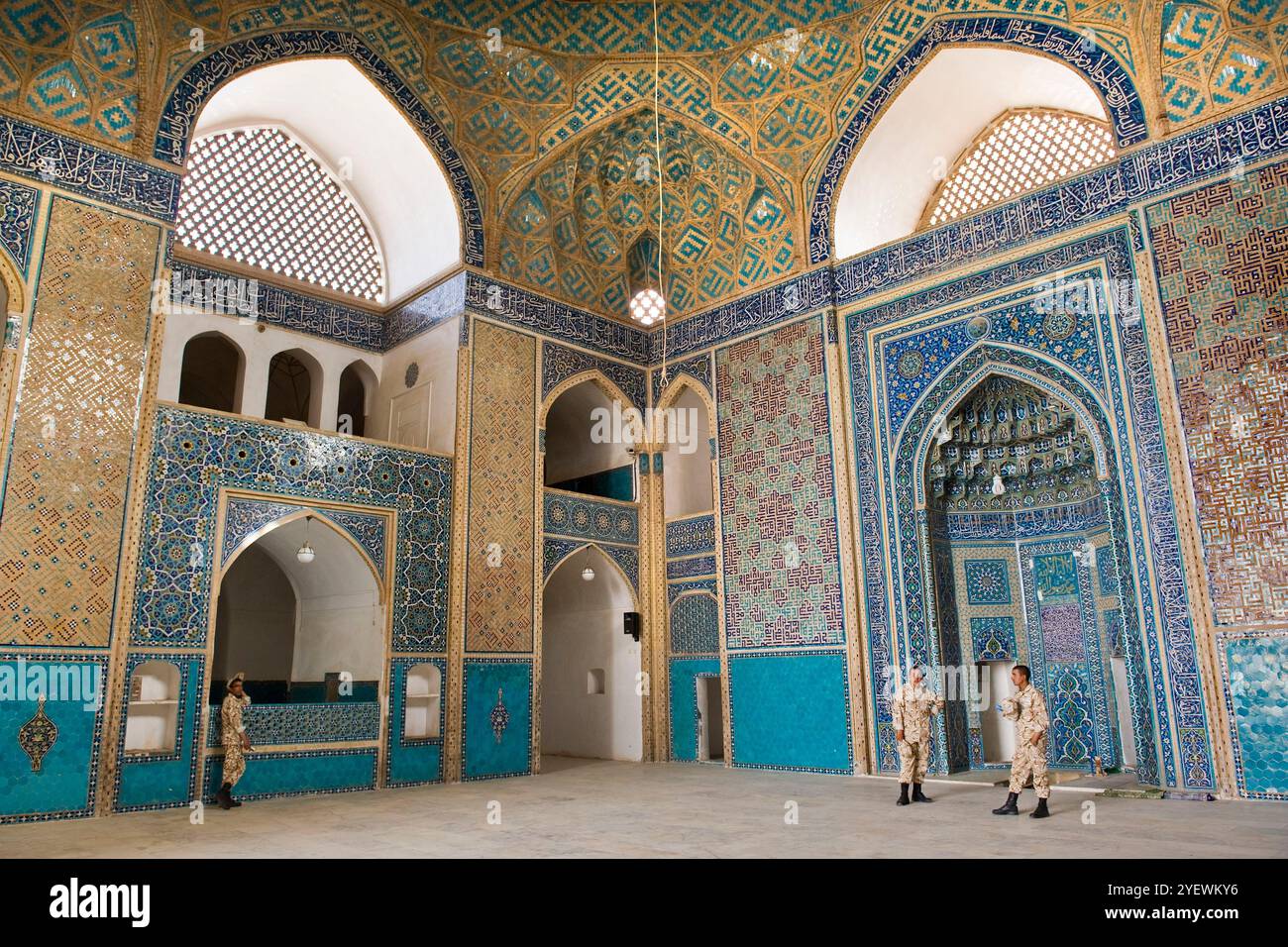 Iran. Yazd. Friday Mosque Stock Photo - Alamy