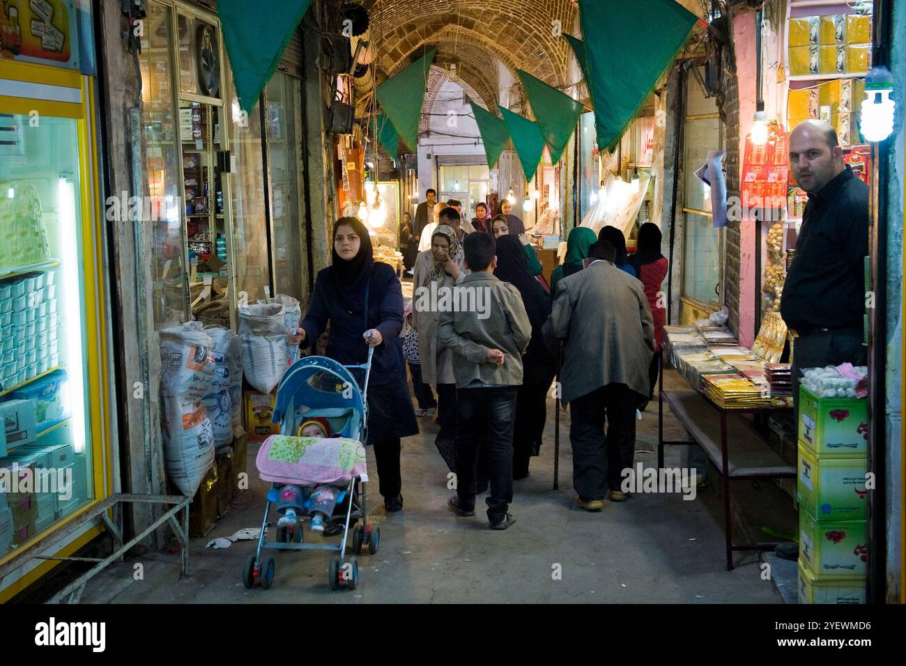 Iran. Tabriz. Old Bazaar Stock Photo - Alamy