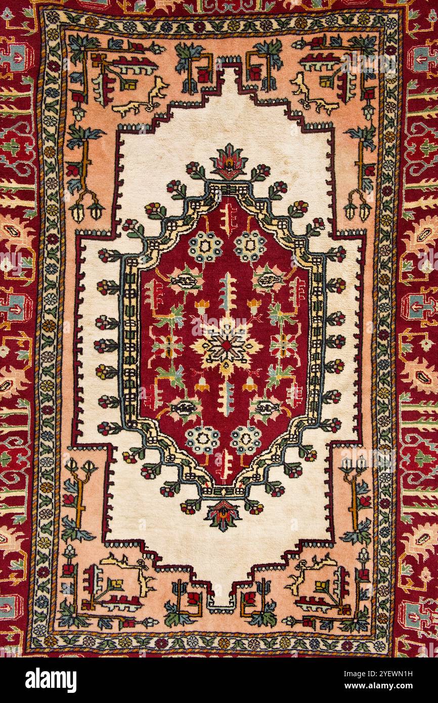 Iran. Yazd. Carpet Stock Photo - Alamy