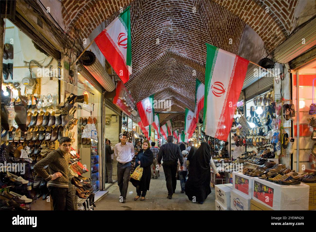 Iran. Tabriz. Old Bazaar Stock Photo - Alamy