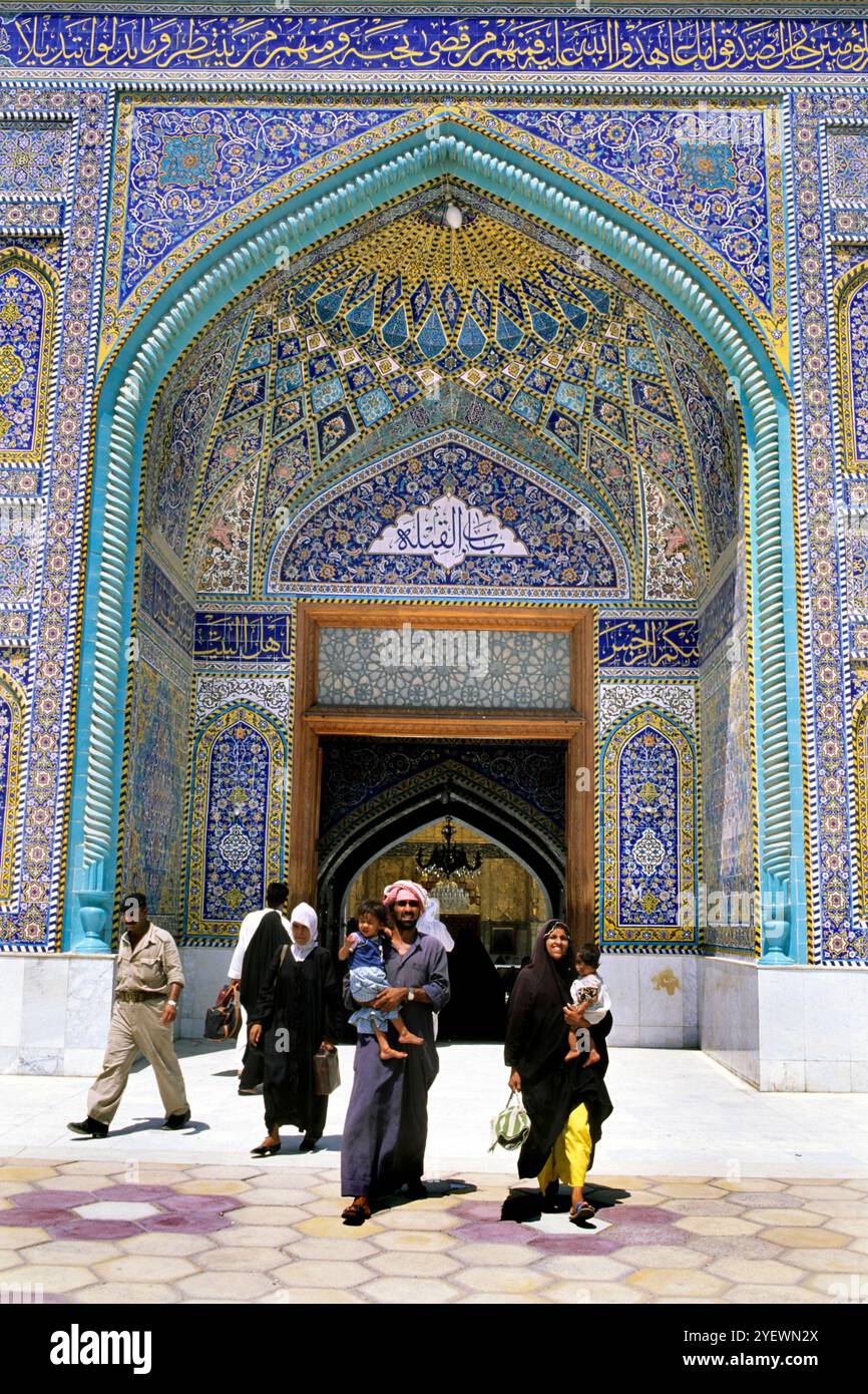 Iraq. Abu Al Fadhil Al Abbas Shirne. The Kerbala Mosque. Kerbala Stock ...