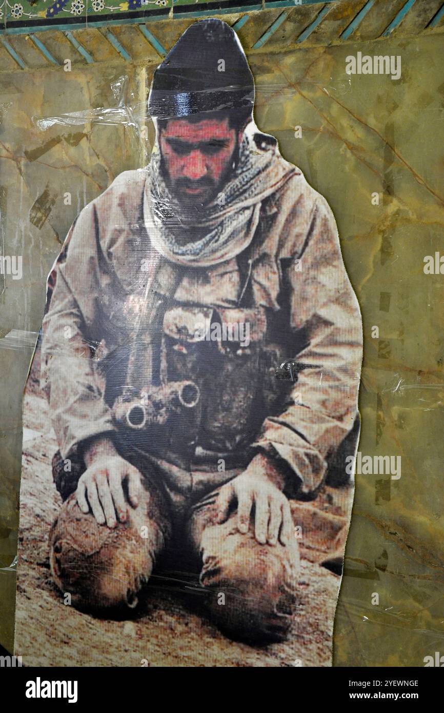 Iran. Isfahan. Poster Celebrating National Heroes Stock Photo - Alamy