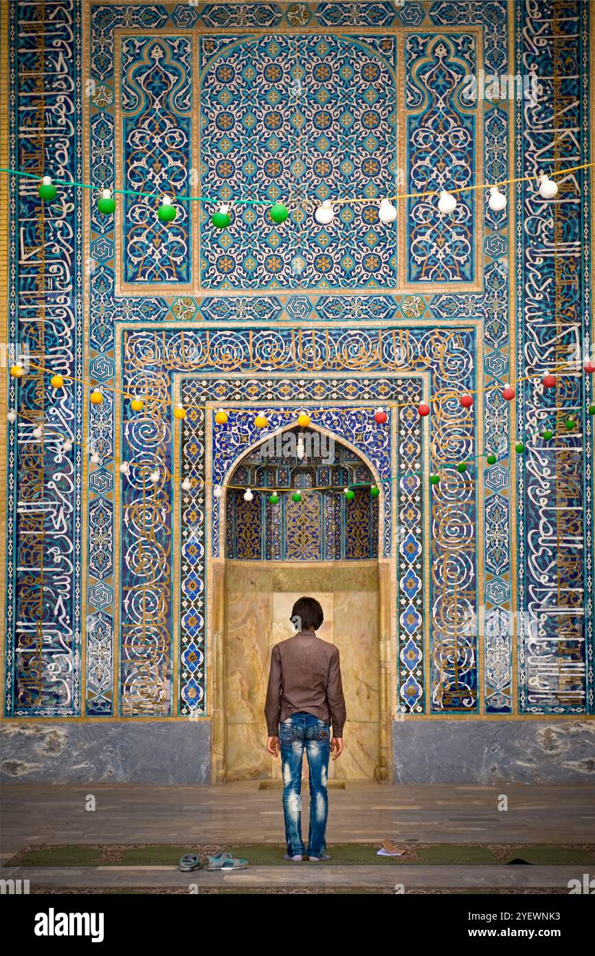 Iran. Kerman. Friday Mosque Stock Photo - Alamy