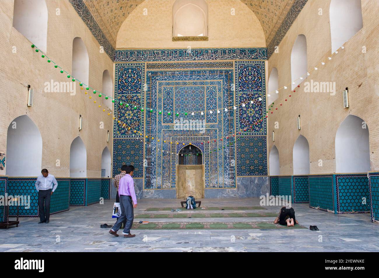 Iran. Kerman. Friday Mosque Stock Photo - Alamy