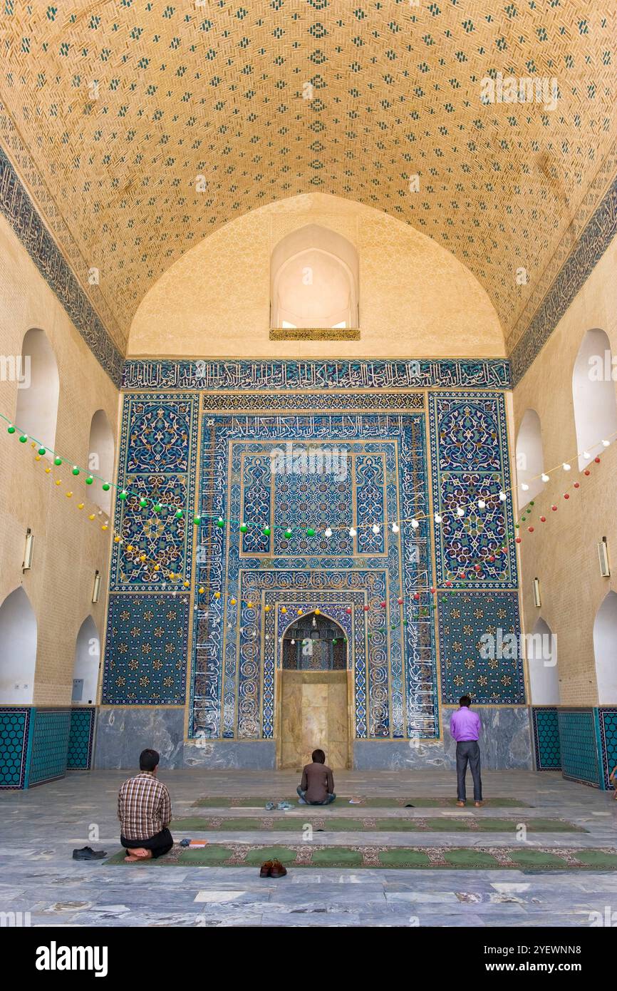 Iran. Kerman. Friday Mosque Stock Photo - Alamy