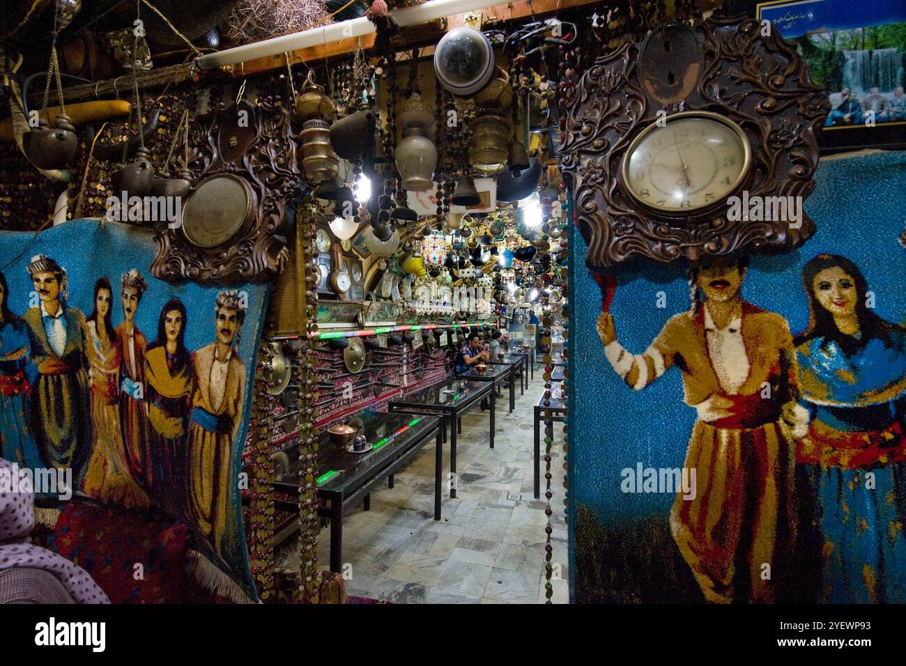 Iran. Isfahan. Traditional Tea House Stock Photo - Alamy