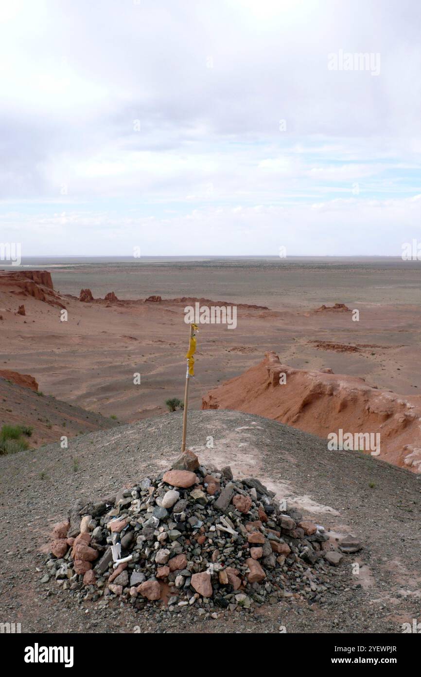 Bayanzag. Gobi Desert. Mongolia Stock Photo - Alamy