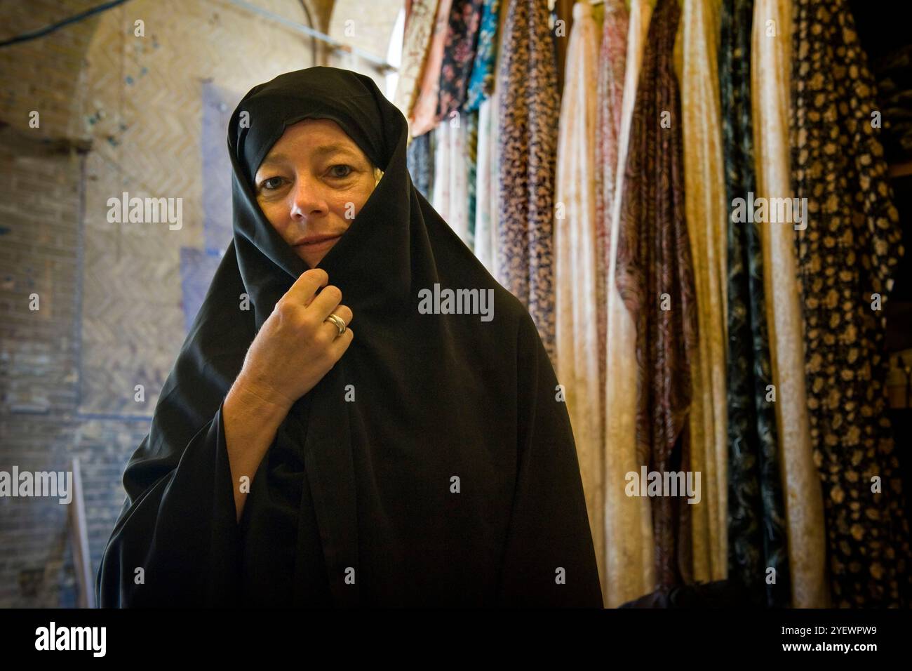 Iran. Isfahan. Woman Stock Photo - Alamy