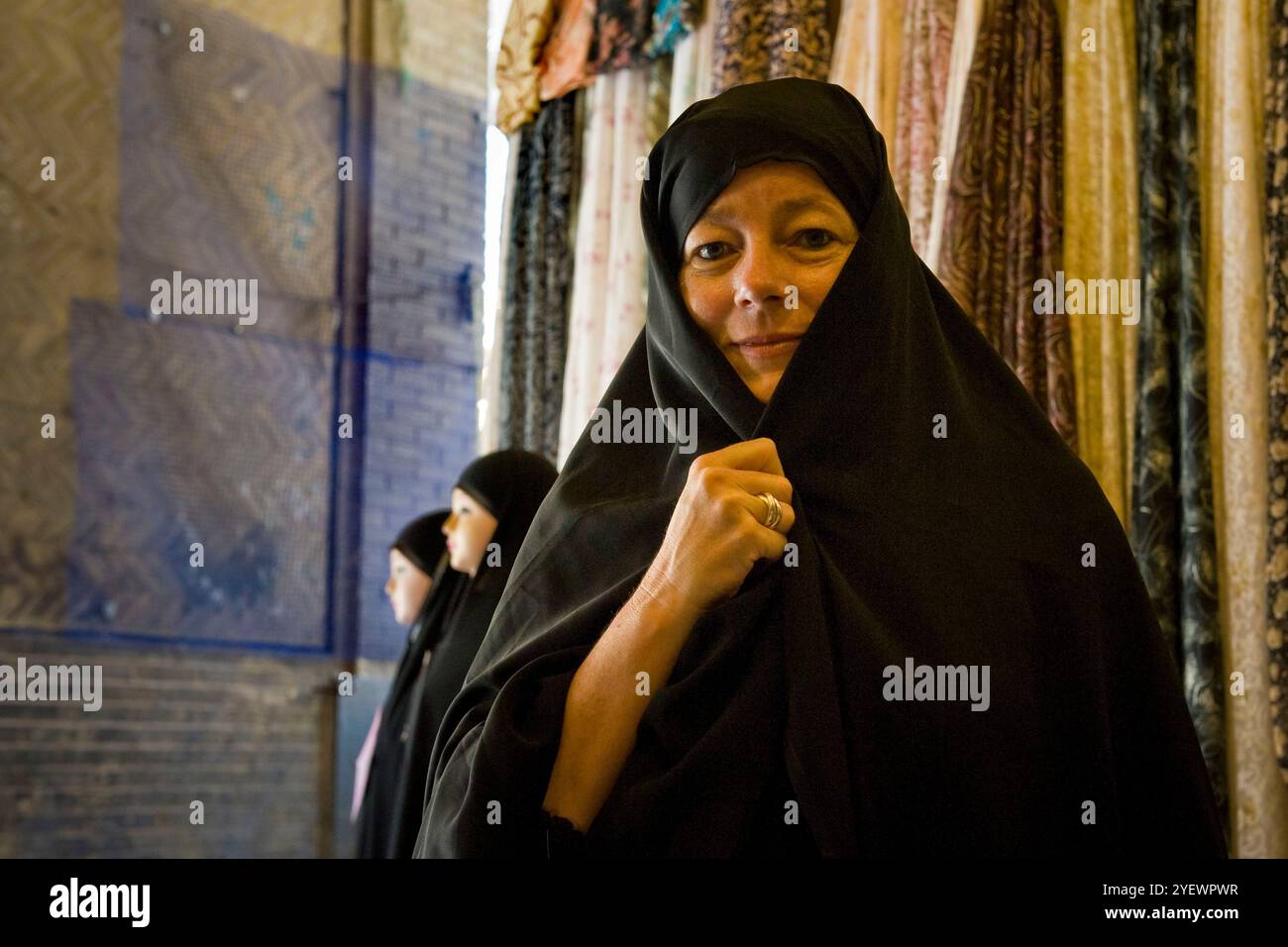 Iran. Isfahan. Woman Stock Photo - Alamy